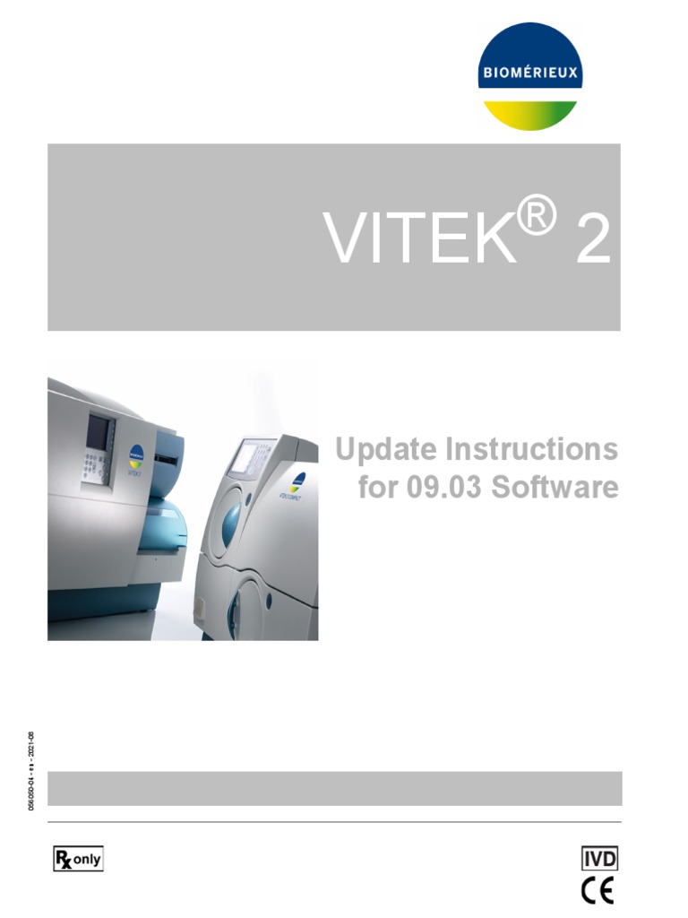 5114 - 1 - VITEK 2 Systems - 9.03 Update - Att. 1 - 056050-04 - 9.03 Update Instructions | PDF