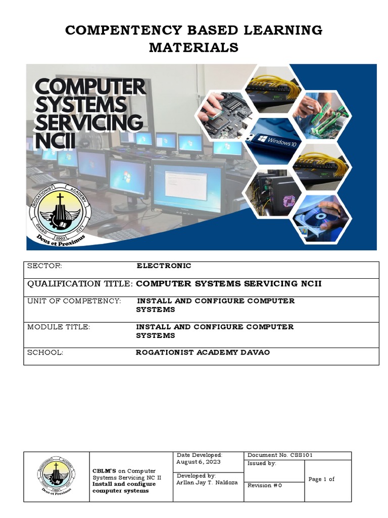 Tentative CBLM | PDF | Operating System | Application Software