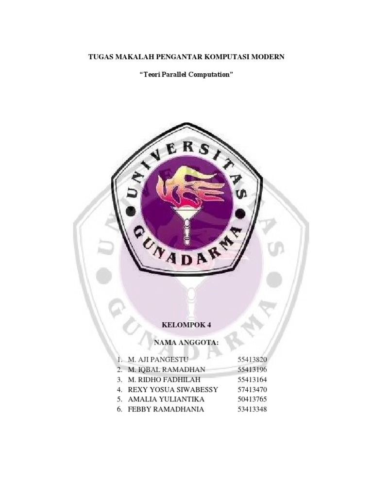Teori Parallel Computation | PDF