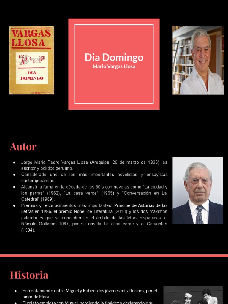 Dia Domingo Mario Vargas Llosa | PDF | Novela negra, policíaca y suspenso