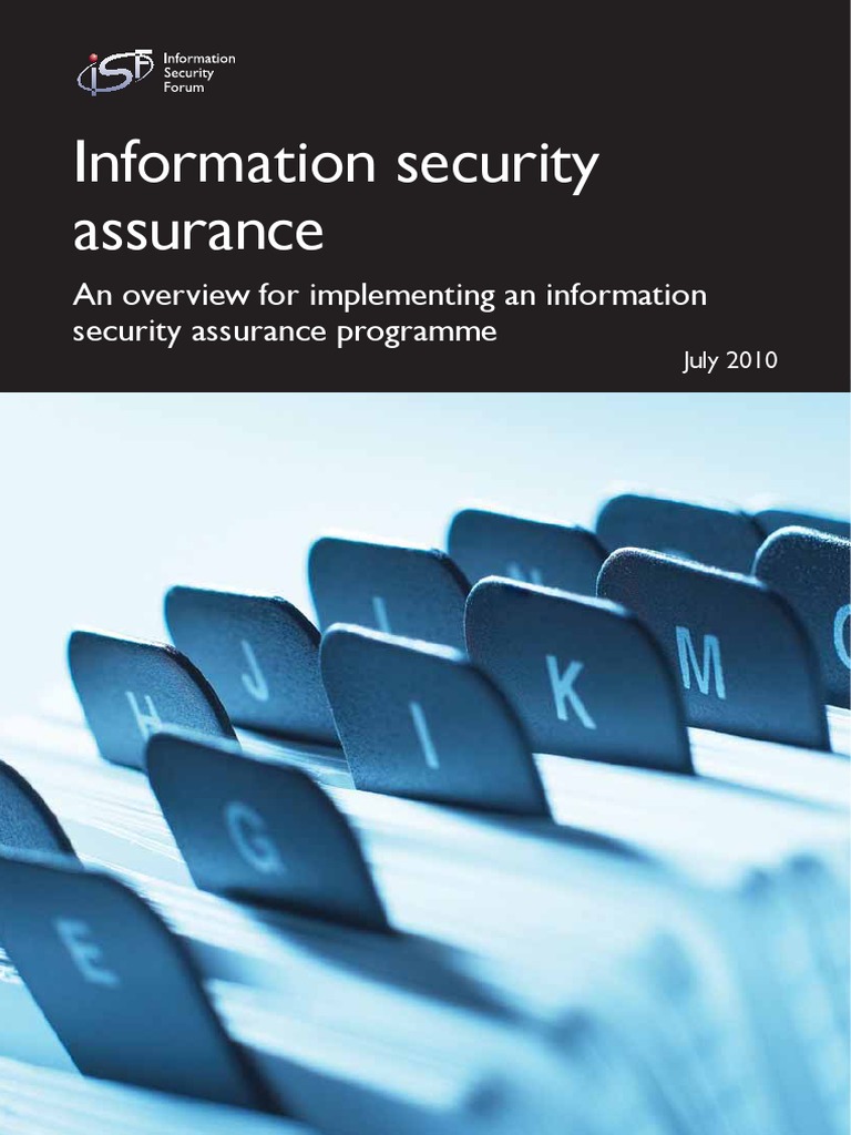 Information Security Assurance - An Overview For Implementing An ... Information Security Assurance - An Overview For Implementing An ...