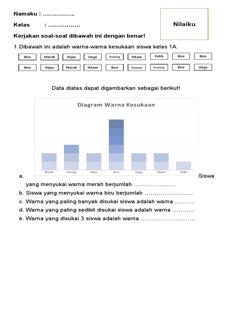 Soal Latihan Matematika Diagram | PDF