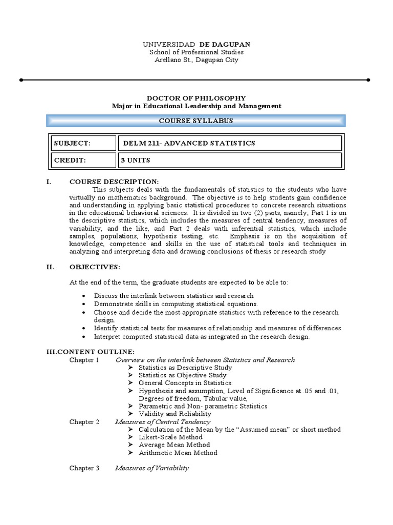 Udd Delm 211 | PDF | Statistics | Probability And Statistics