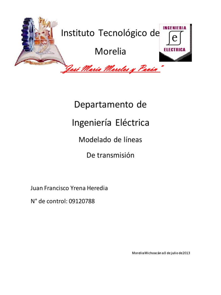 Modelado de La Linea | PDF | Línea de transmisión | Ecuaciones
