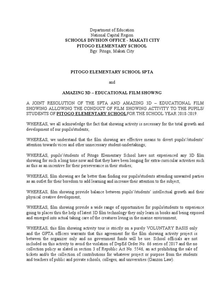 SPTA Resolution Amazing 3D | PDF