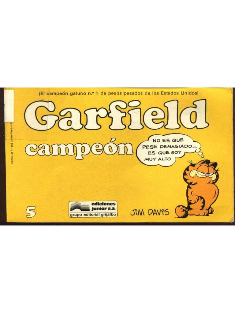 Garfield 5 - Garfield Campeón | PDF