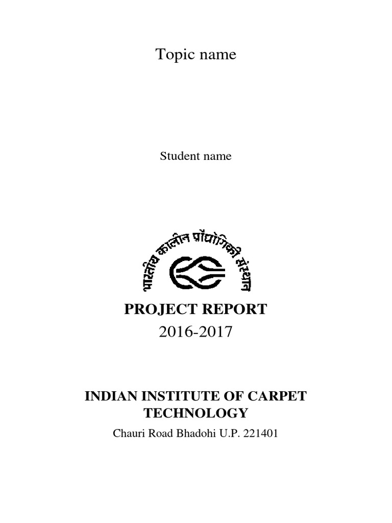 Project report guidelines | PDF