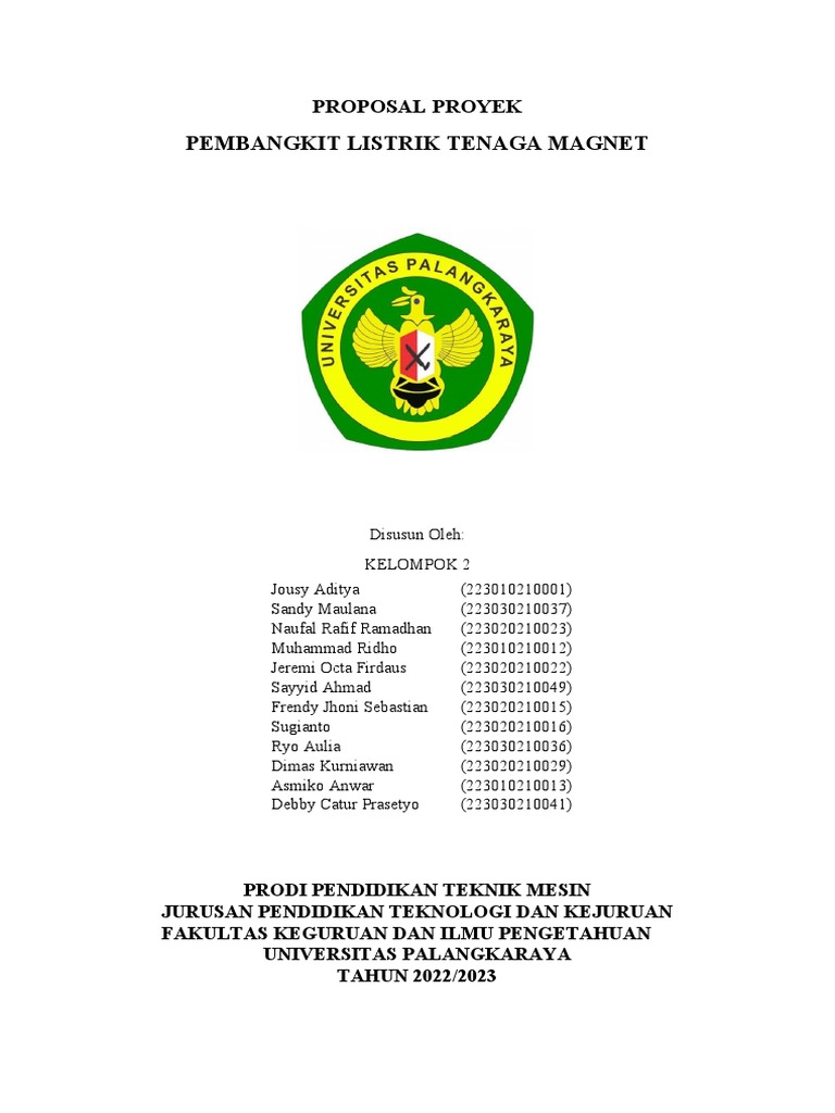 PROPOSAL1 | PDF | Sains & Matematika | Komputer
