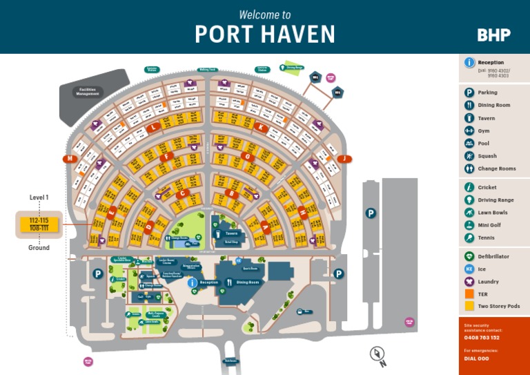 BHP A4 Map Port Haven | PDF
