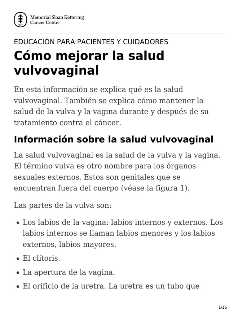 Vaginal Health | PDF | Labios | Vagina