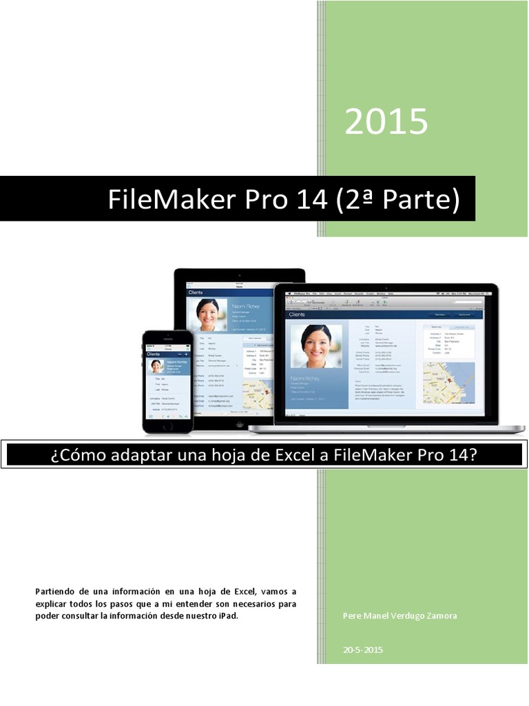 Tutorial Filemaker Pro 14 (Avanzado) | PDF