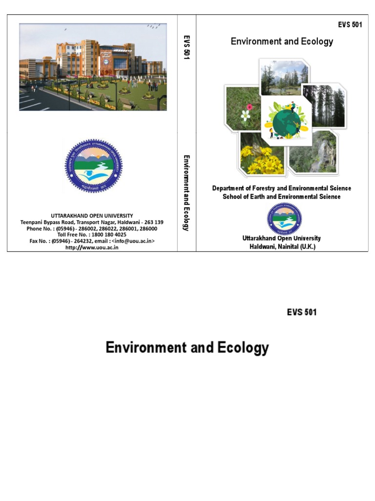 Environment and Ecology Notes | PDF | Natural Environment | Ecosystem