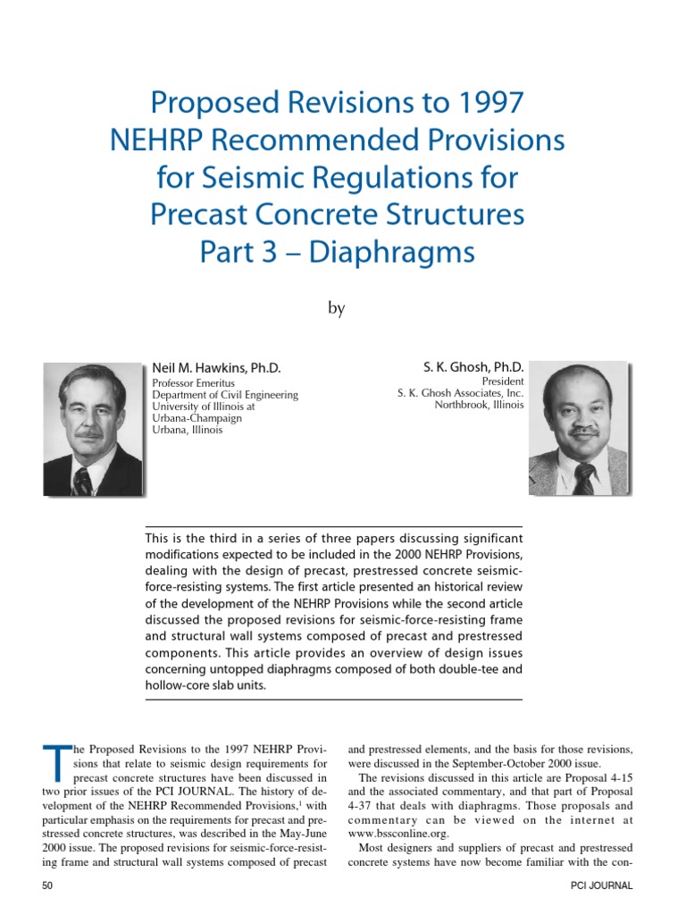 Proposed Revisions NEHRP - 3 | PDF