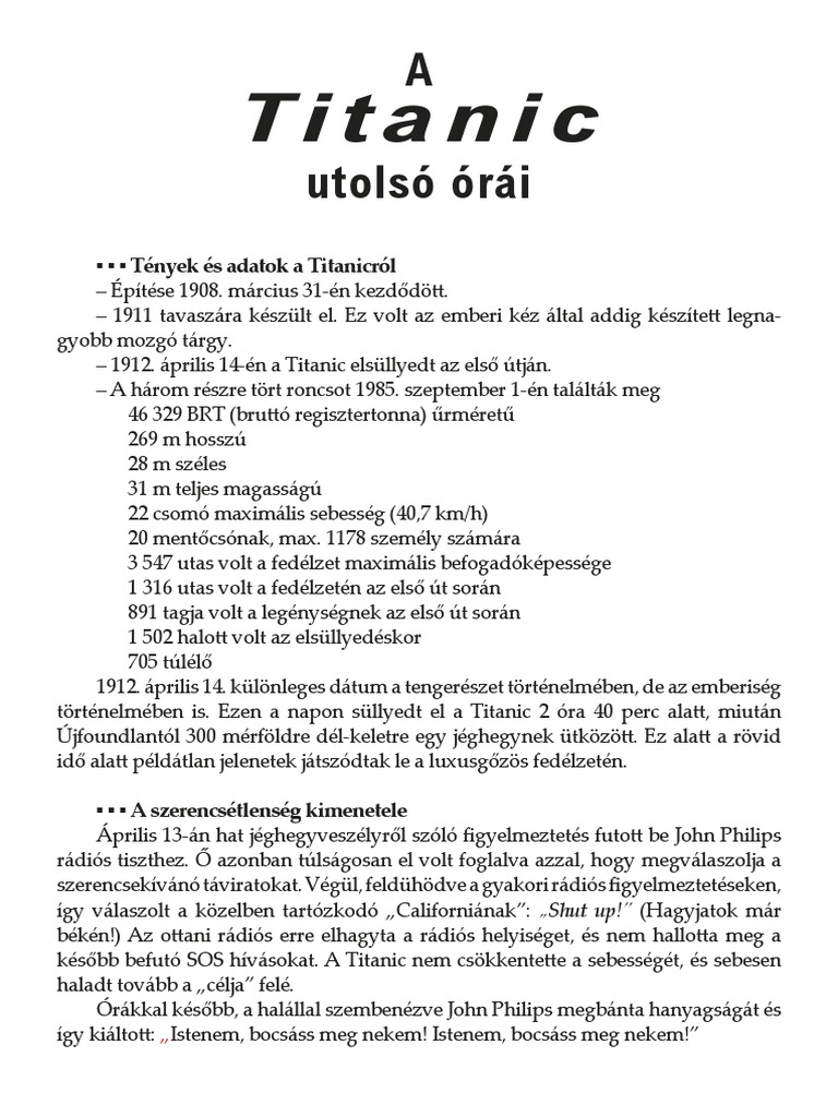 Titanic | PDF
