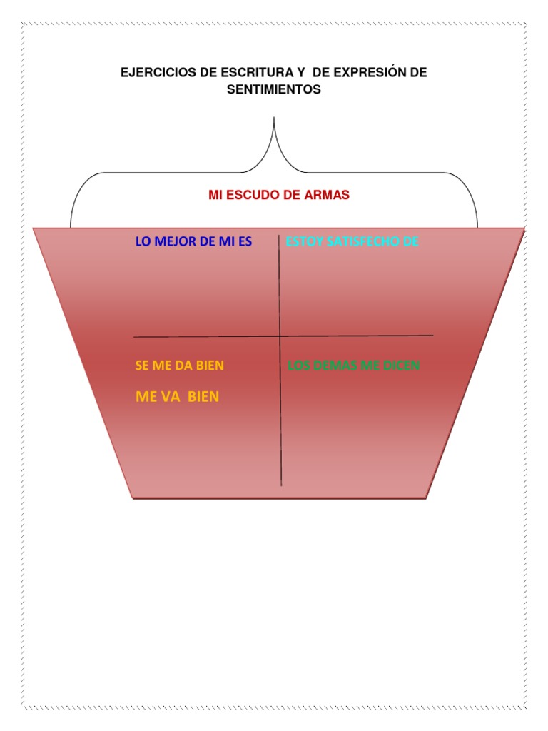 Ejercicios de Escritura y de Expresión de Sentimientos | PDF