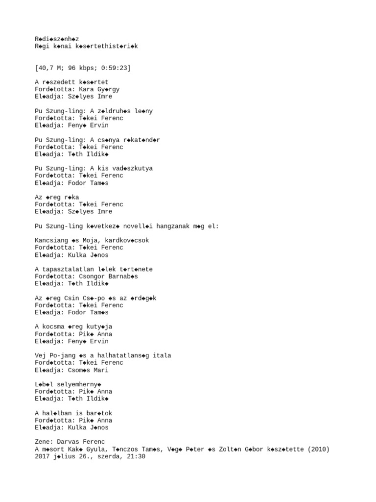 Régi Kínai Kísértethistóriák | PDF