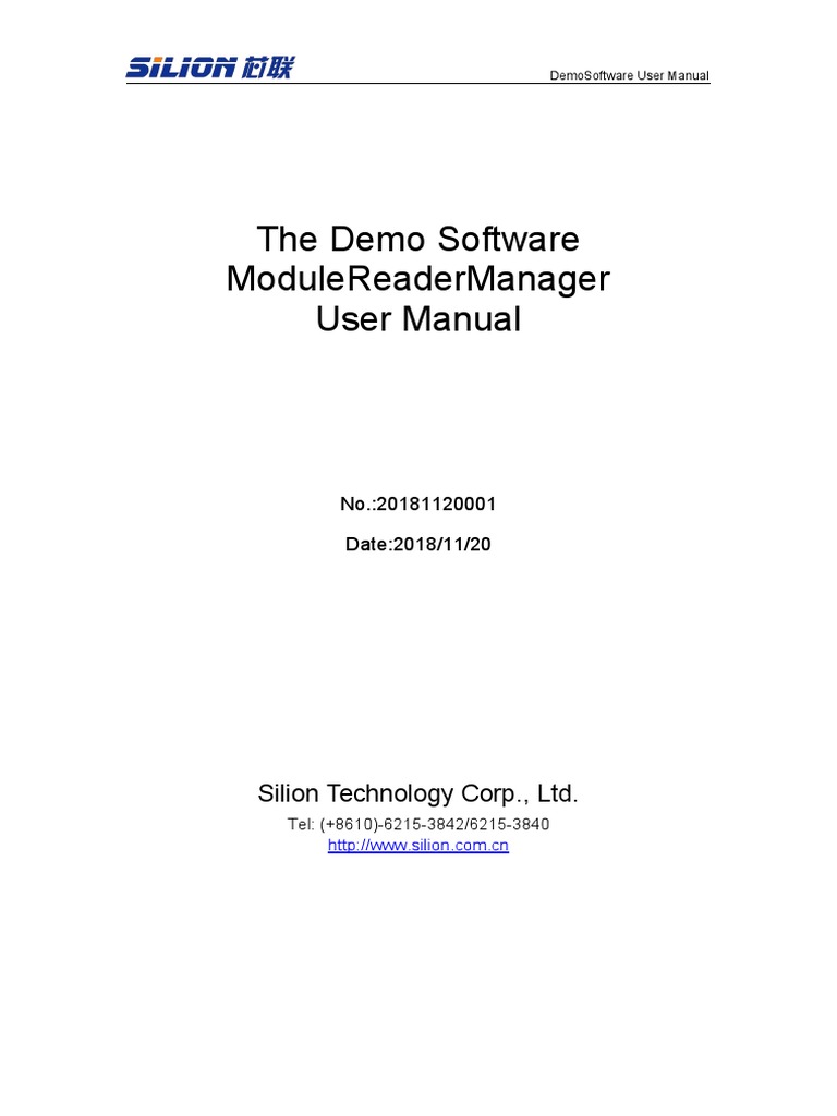 SILION Demo User Manual EN | PDF