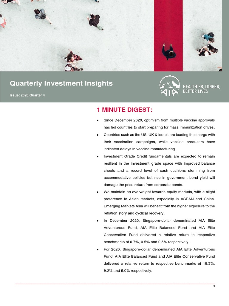 AIA Quarterly Investment Insights | PDF