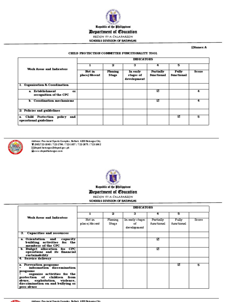 AnnexA - CPC-Functionality-tool-template-The Saint Isidore NHS | PDF ...