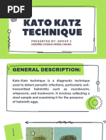 Kato Katz Technique | PDF