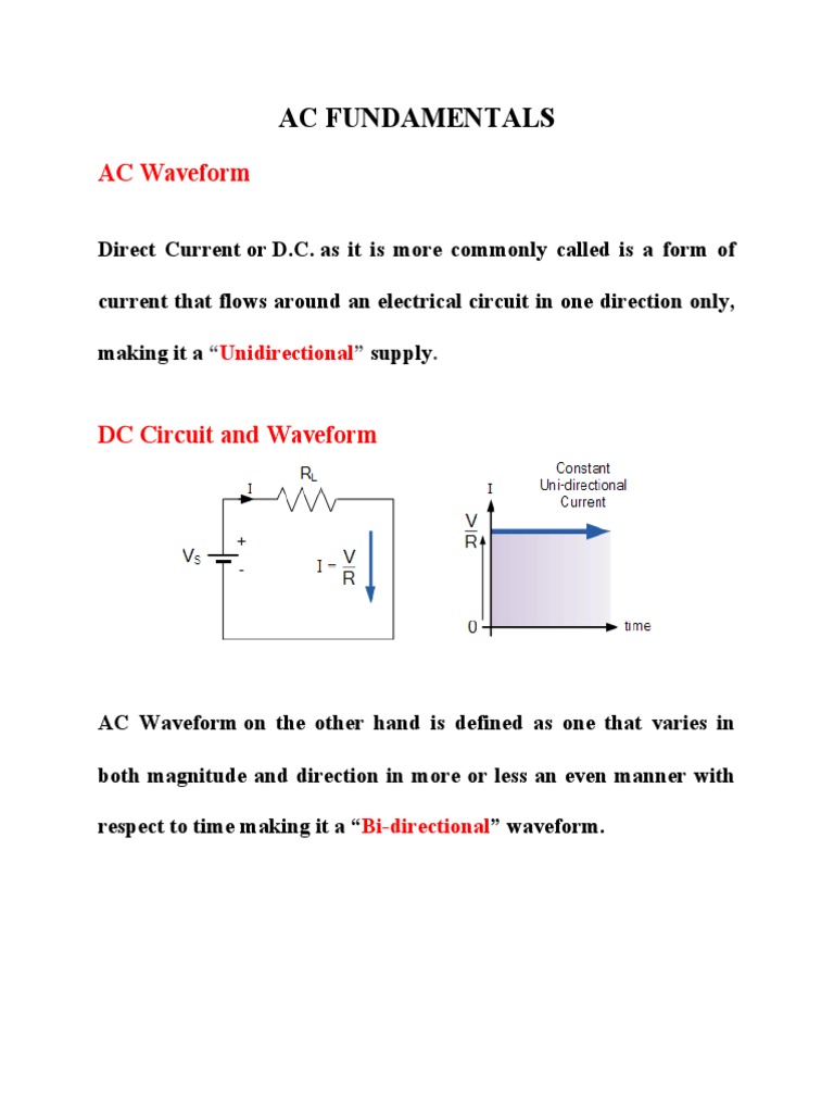 AC Fundamental | PDF
