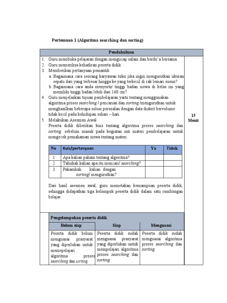 Pertemuan 1 Informatika | PDF | Karier & Perkembangan | Komputer