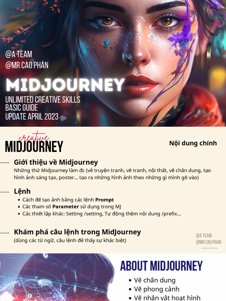 MidJourney - Guide - Update April 2023 | PDF
