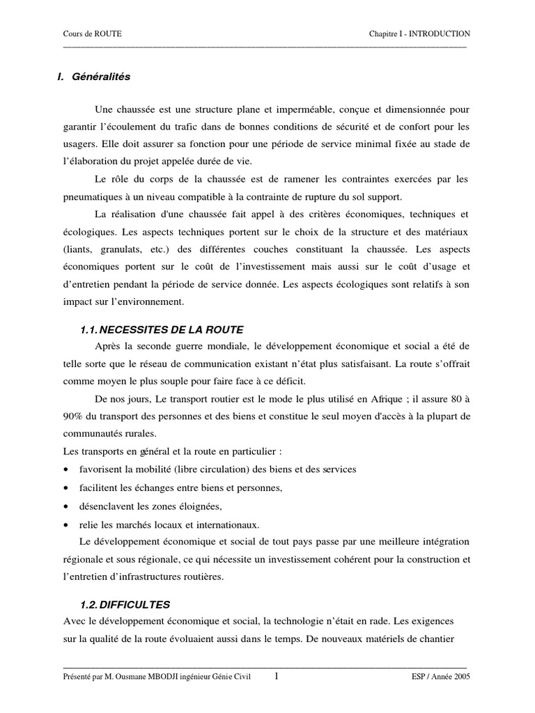 Chapitre 1 - Introduction | PDF