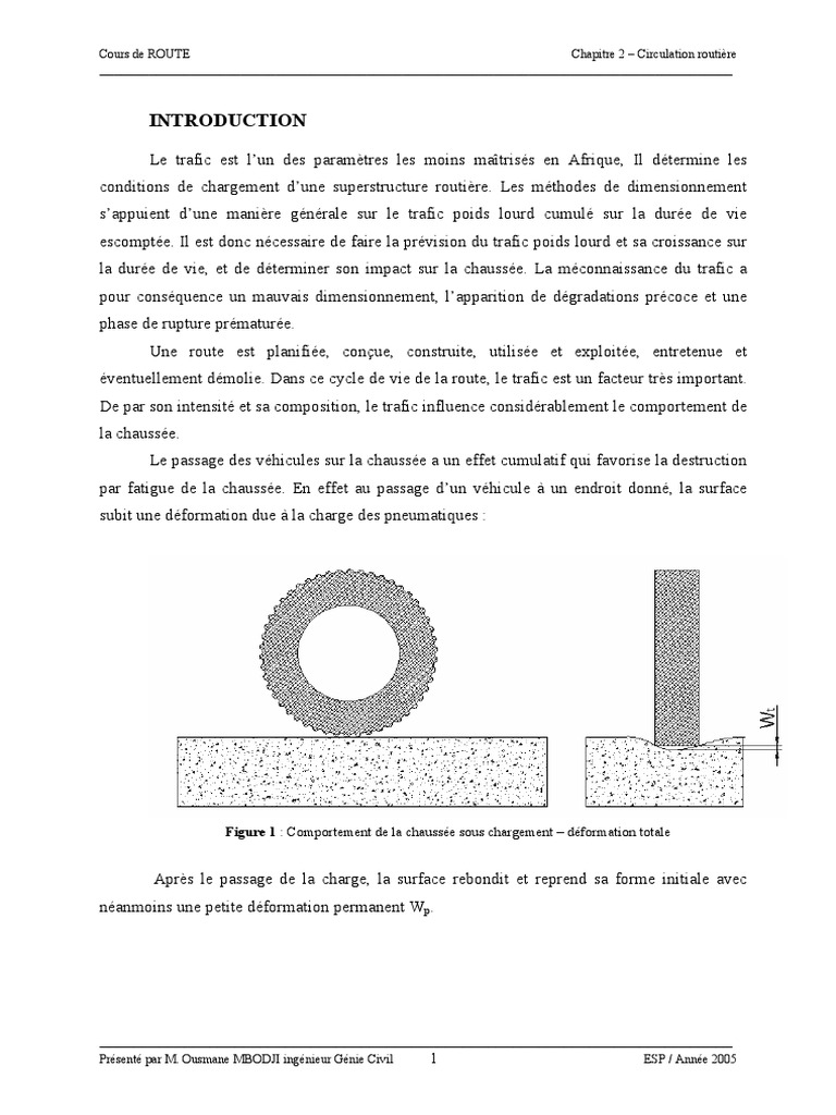 Cours sur la Circulation Routière | PDF | Transport | Route