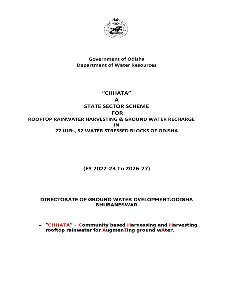 CHHATA Scheme 2022 | PDF | Home & Garden