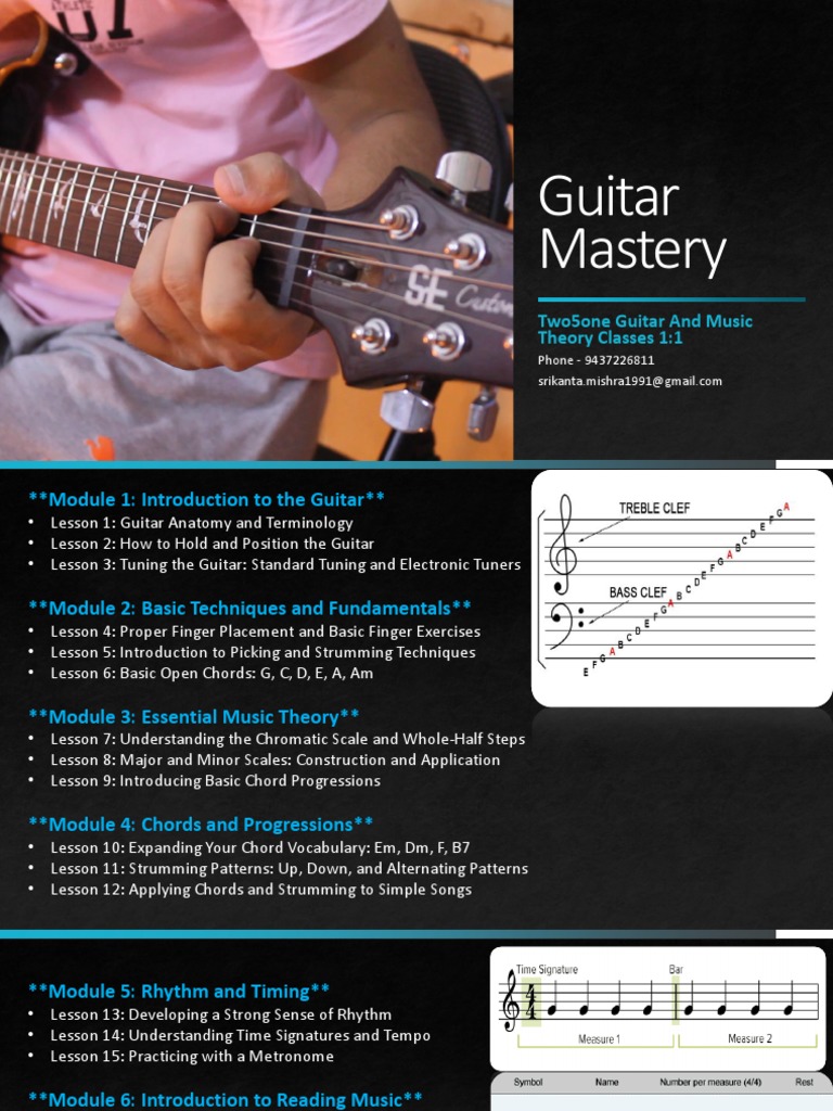 Guitar Mastery | PDF | Chord (Music) | Guitars