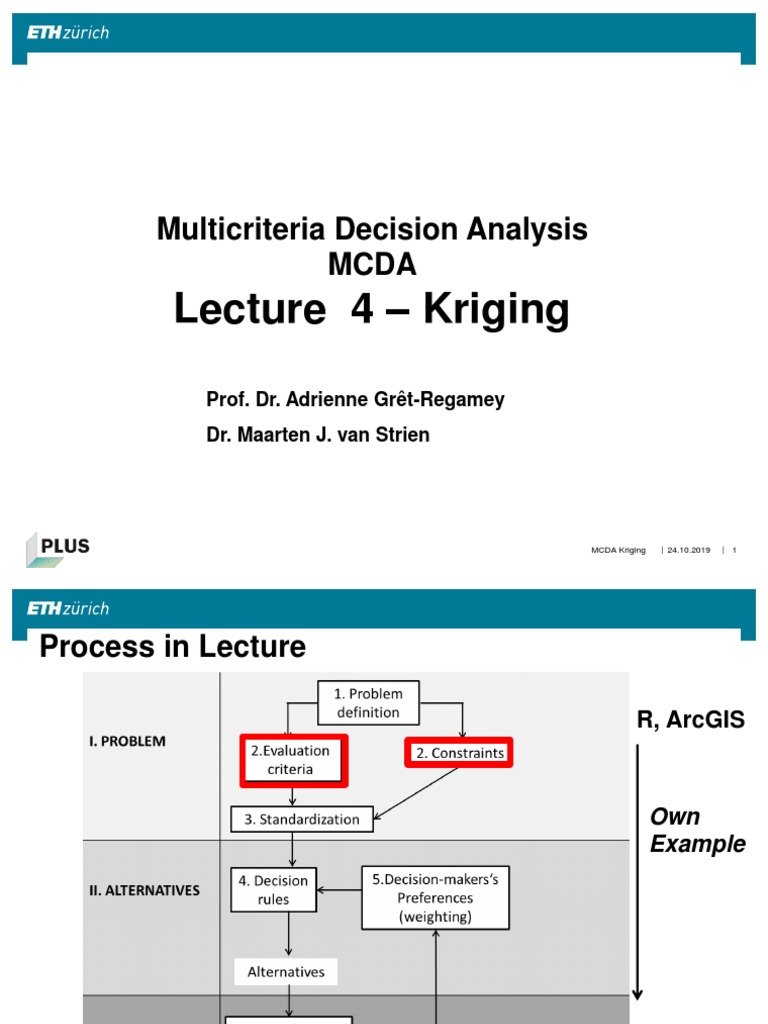 Lecture3 KRIGING | PDF | Interpolation | Variance