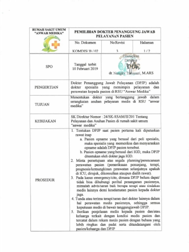 Pemilihan DPJP | PDF