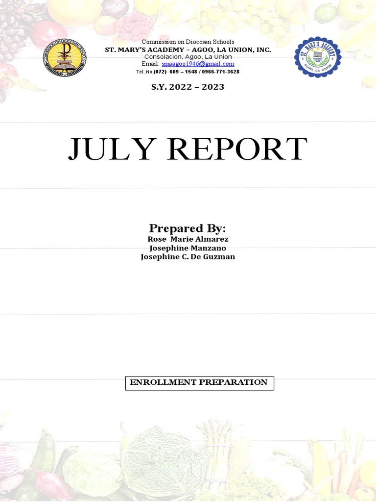 July Report | PDF