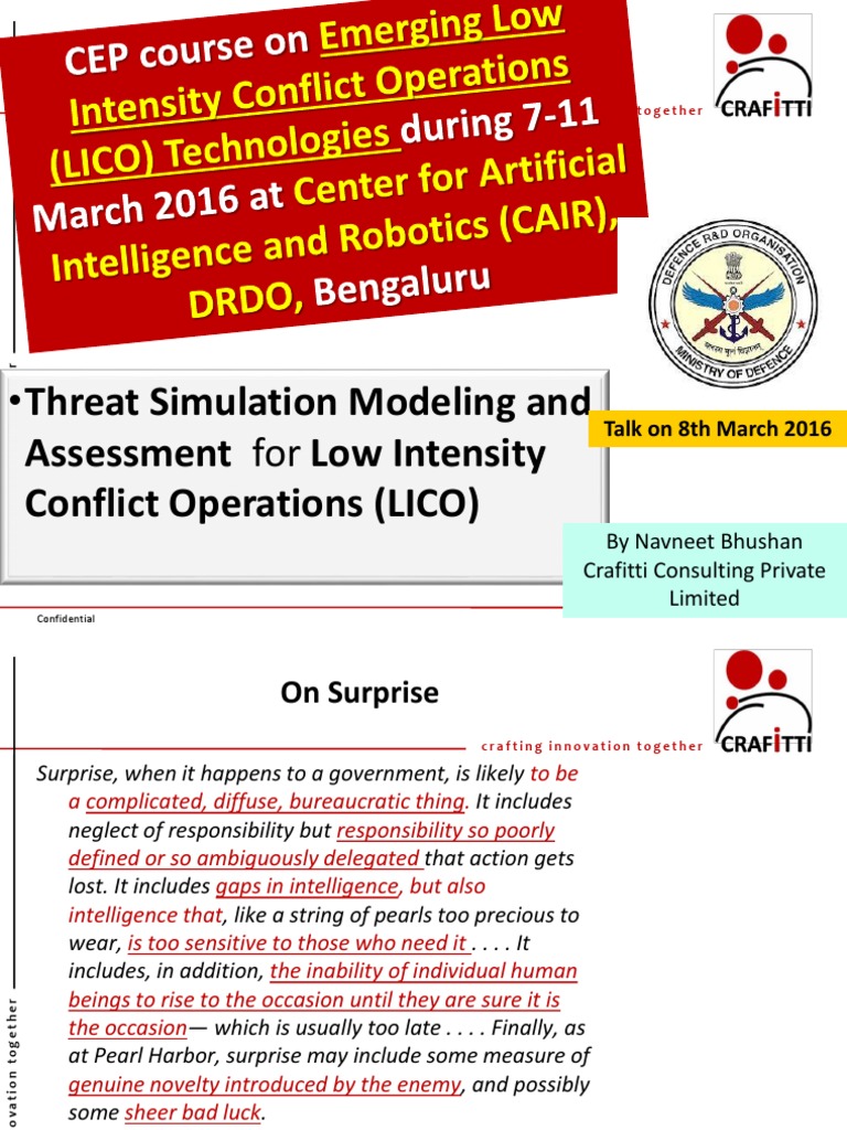 LICO Technologies in Conflict Simulations | PDF