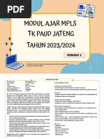 2025 2026 Program Semester TK PAUD Jateng | PDF