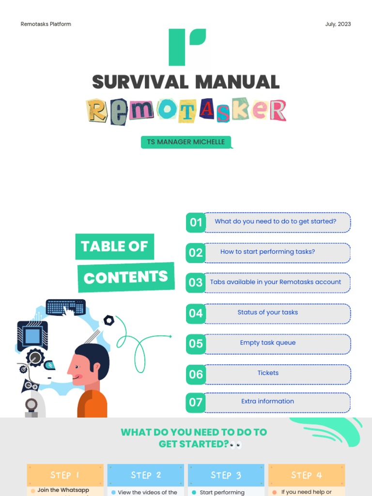 Survival Manual Remotasker | PDF