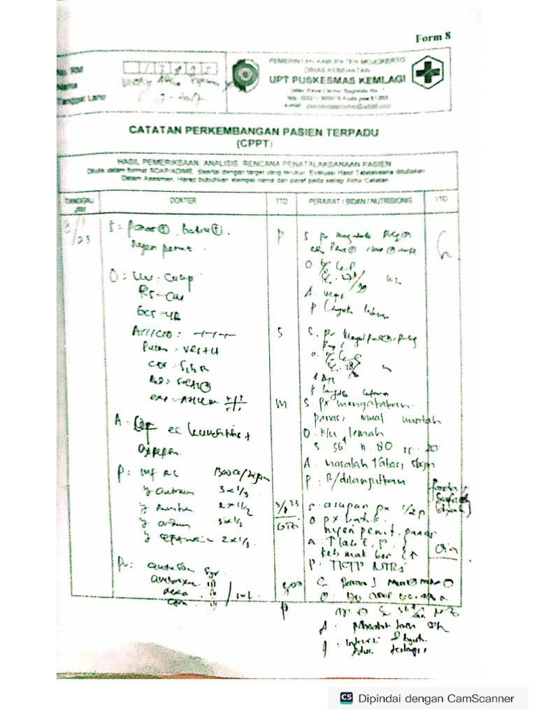 CPPT Soap Terakhir | PDF