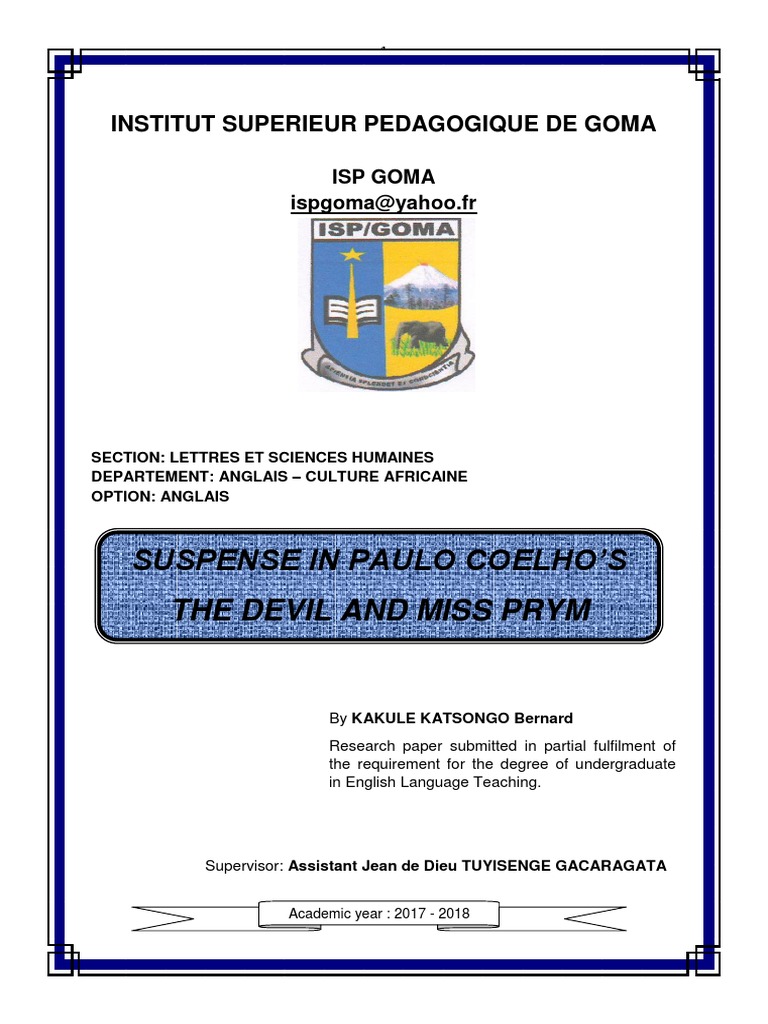 TFC BERNARD CORRRIGE Bien | PDF | Mystery Fiction