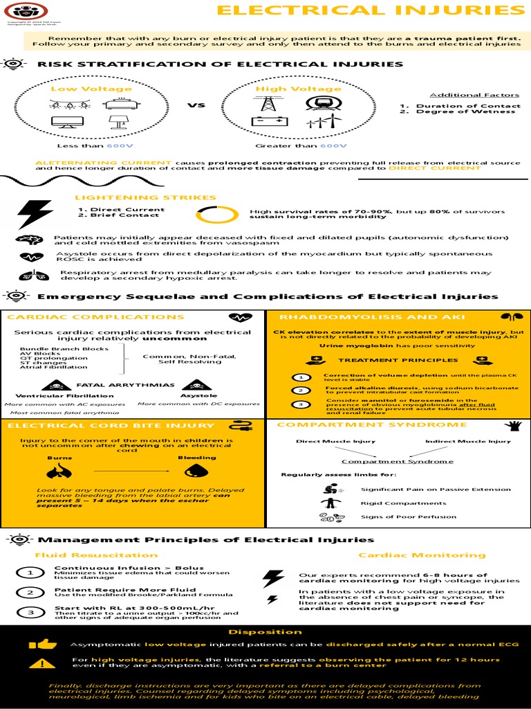Electrical Injuries | PDF | Injury | Burn