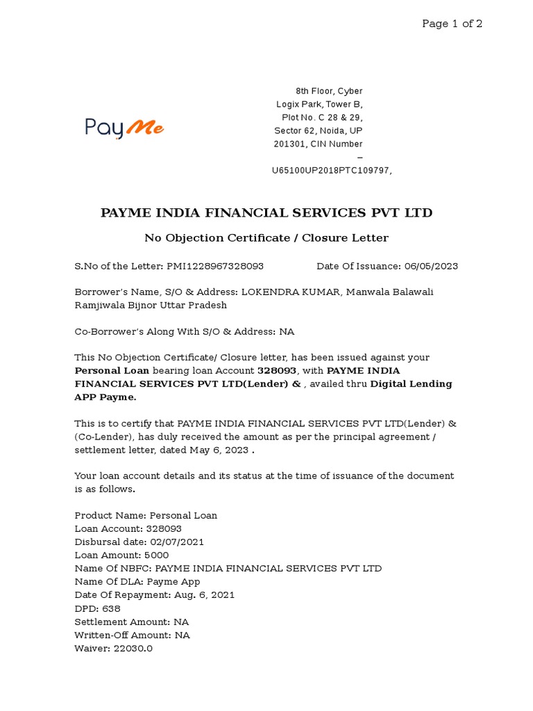PayMe Noc | PDF