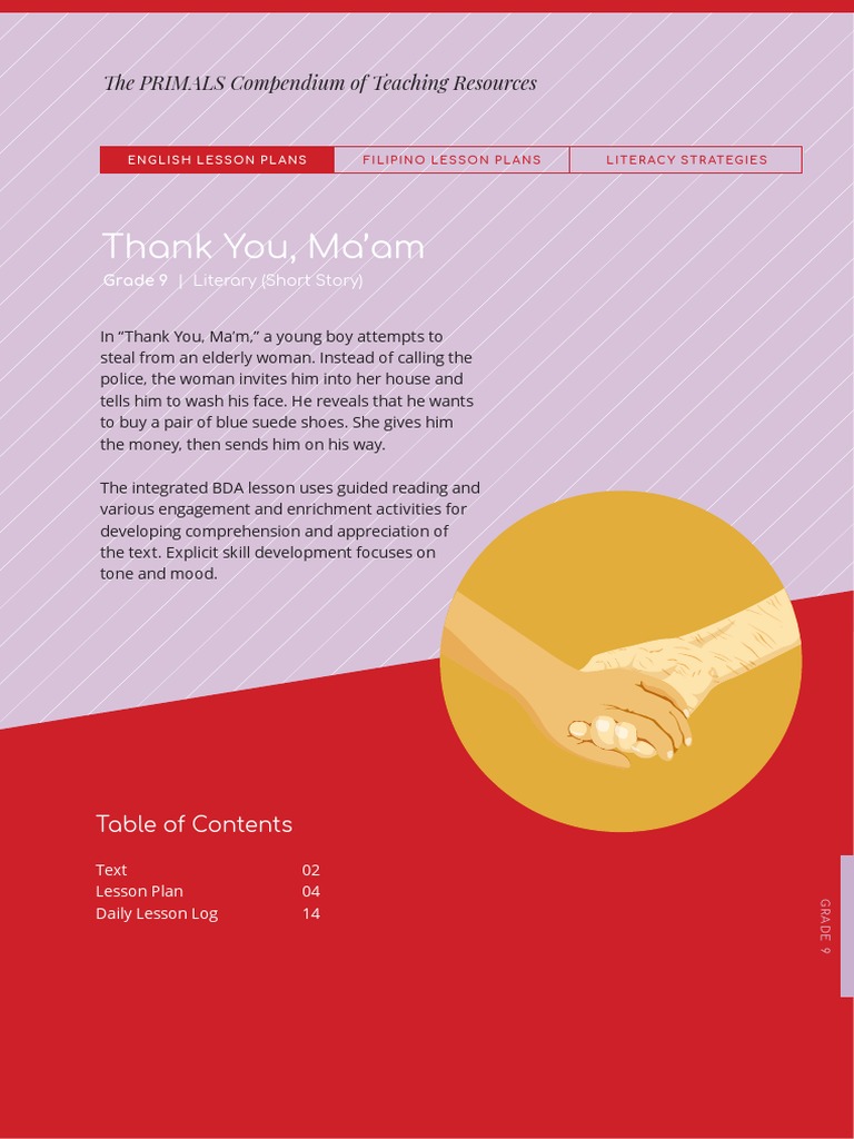 12. Eng g9 Lp Thank You Ma'm | PDF