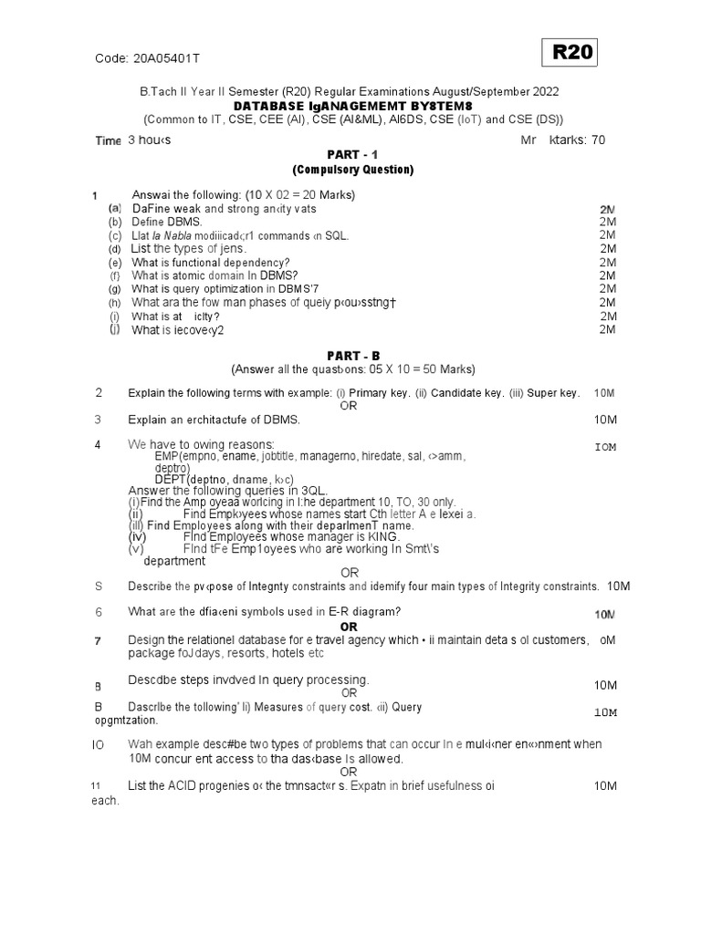 r20 Dbms | PDF