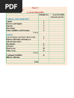 Banking Balance Sheet Template | PDF | Banks | Reserve Bank Of India