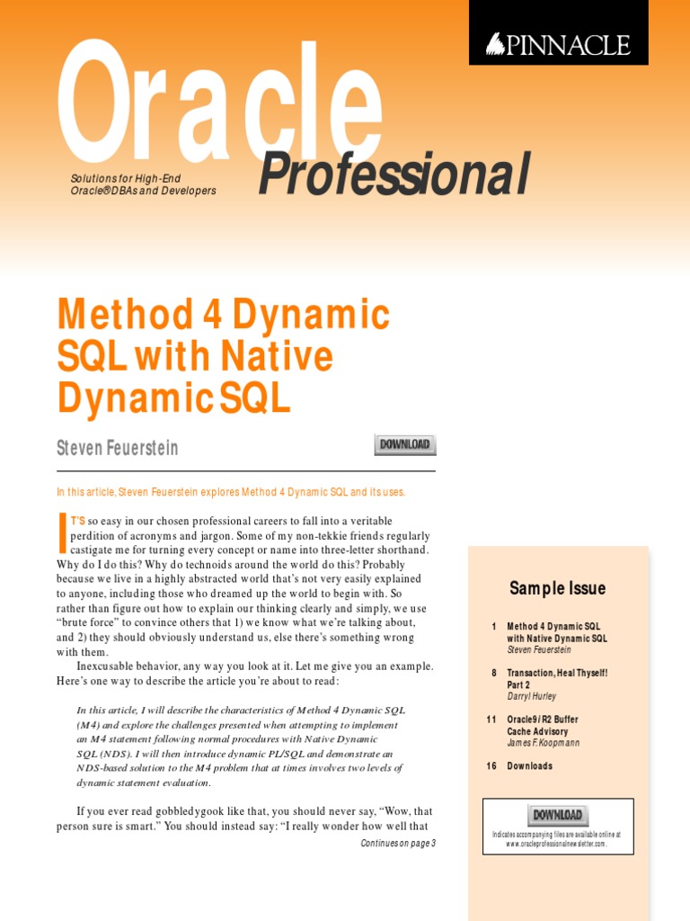Oracle Pdf