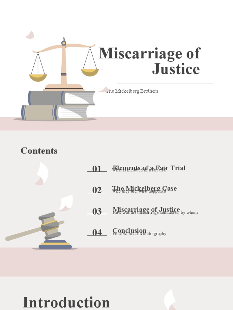 Miscarriage of Justice | PDF