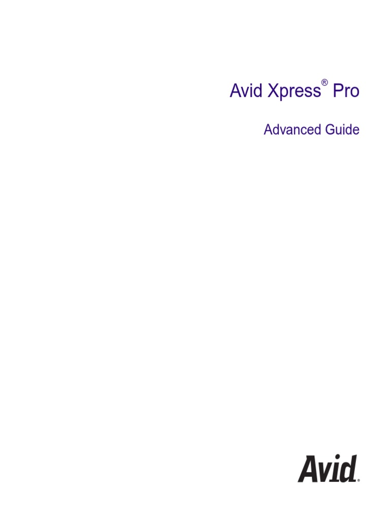 Xpress Pro 5.5 Advanced | PDF