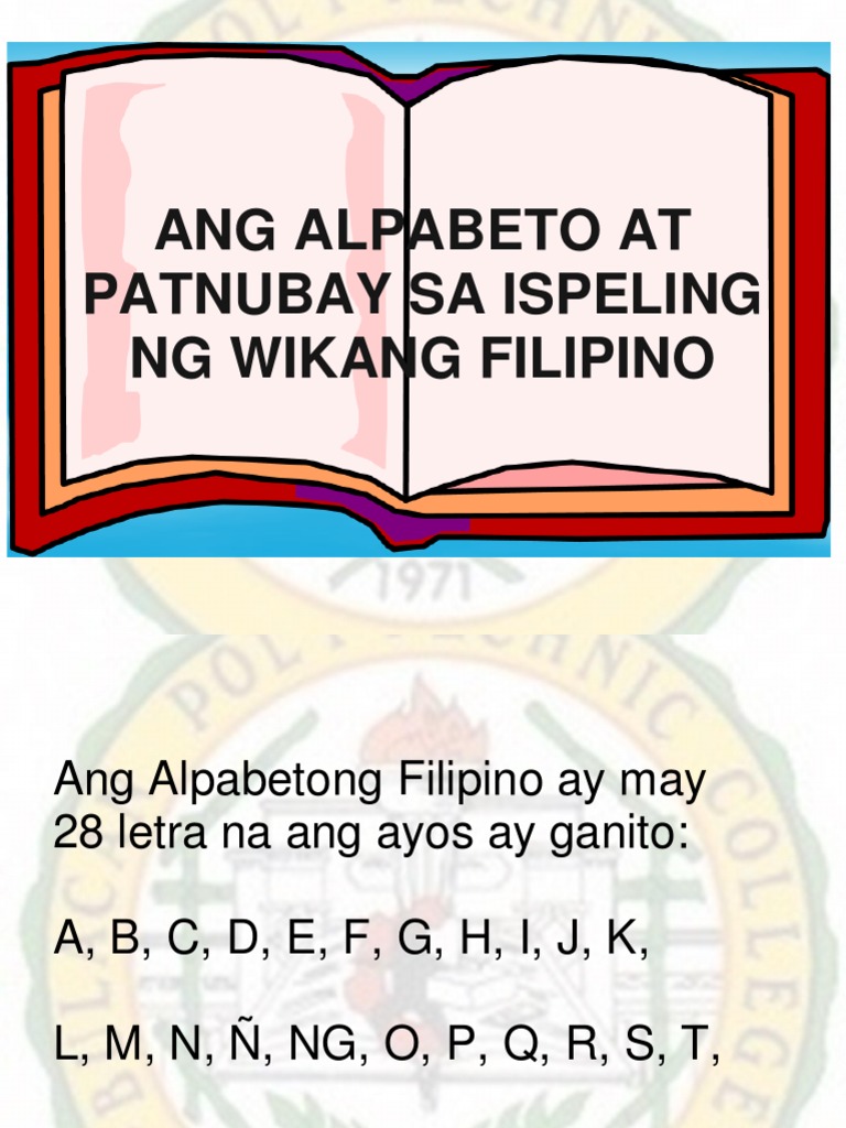 Ang Alpabeto at Patnubay Sa Ispeling NG Wikang Filipino | PDF