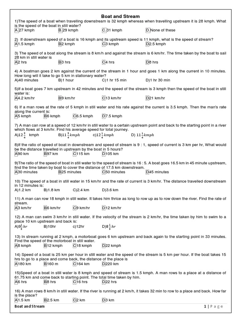 Boat and Stream - New - Q | PDF