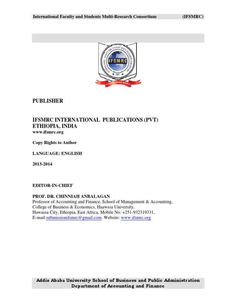 Andinet Asmalesh - An Assesment of MFIs Operating in Addis Ababa-Institutional Viablity and ...